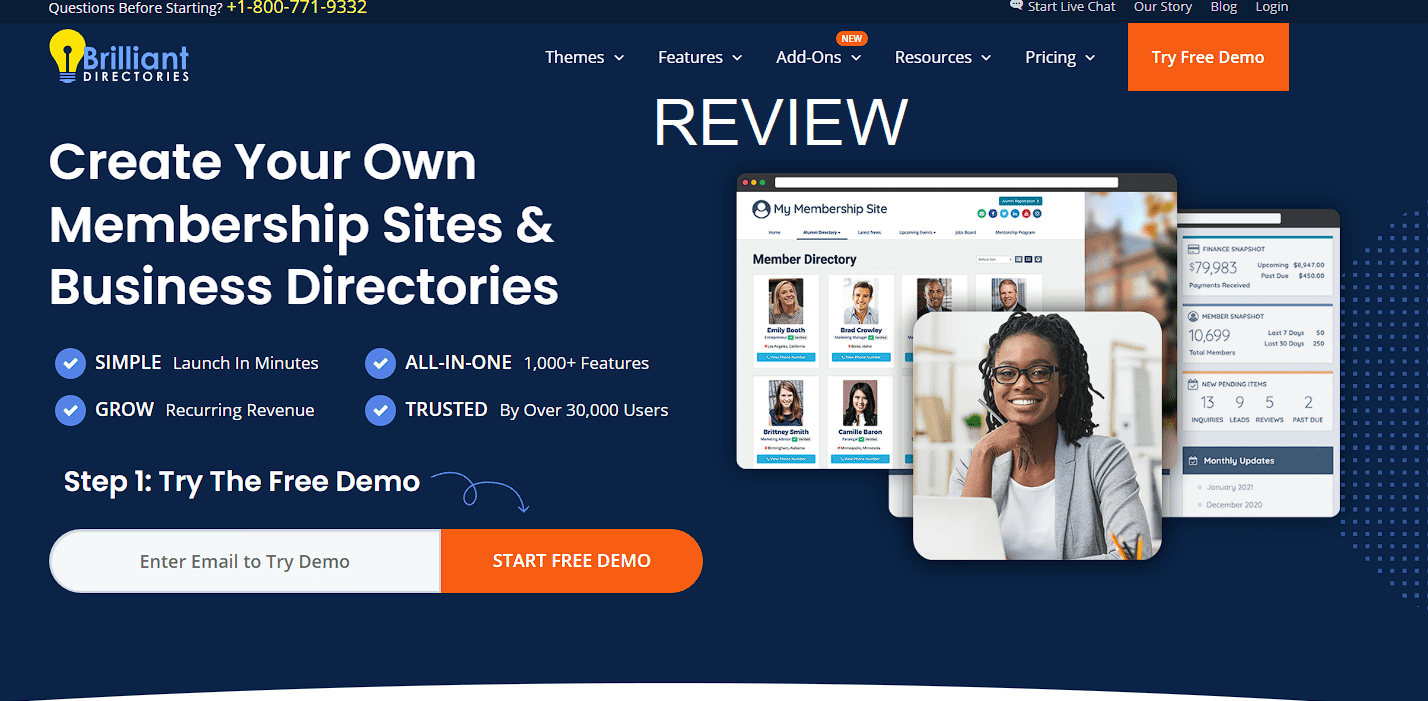 Brilliant Directories Review: Turbo-Charged Membership Websites ...